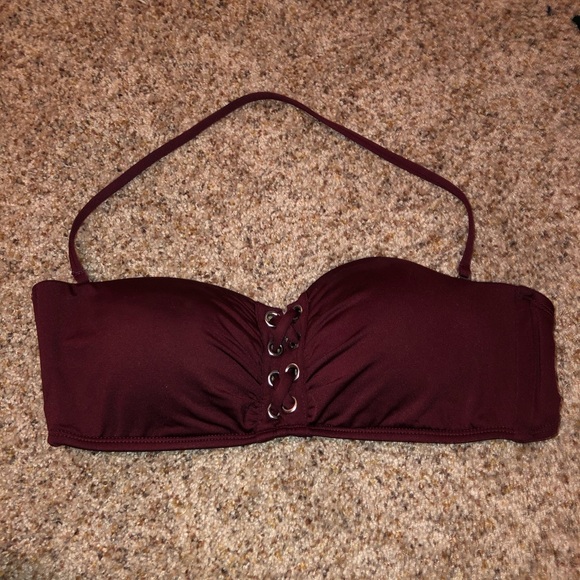 Swim | Maroon Bikini Top | Poshmark